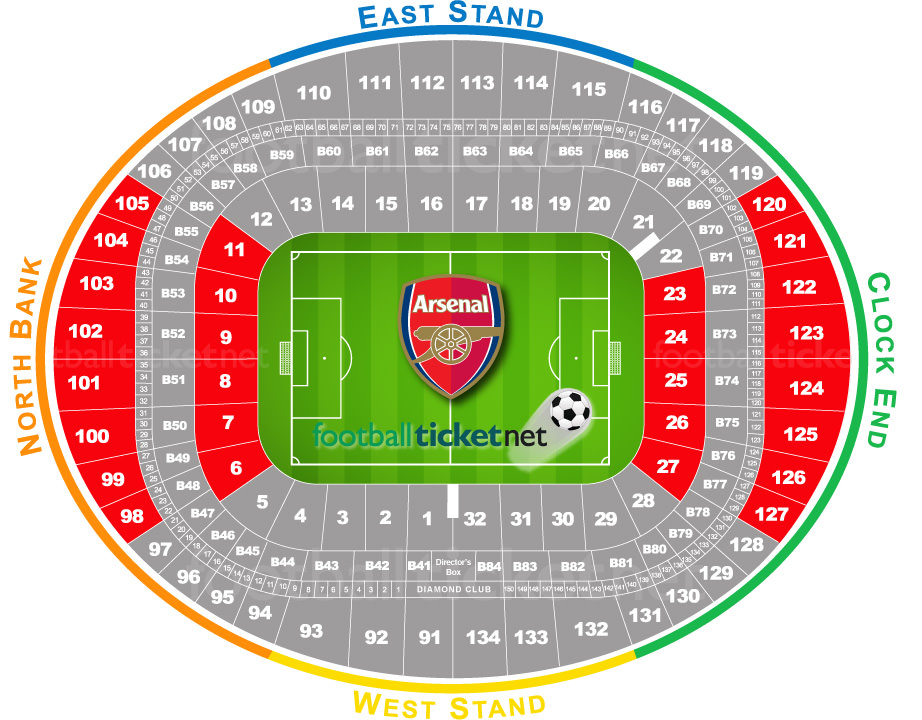Arsenal vs Newcastle United at Emirates Stadium on 16/02/20 Sun 16:30 ...